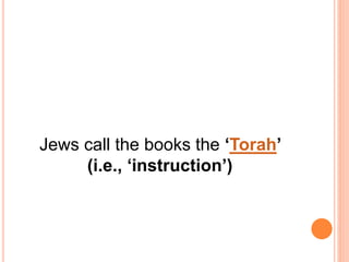 The Pentateuch-intro (1) | PPTX