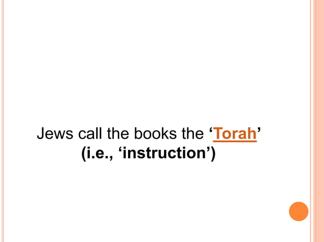 The Pentateuch-intro (1) | PPTX