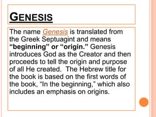 The Pentateuch-intro (1) | PPTX