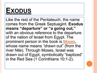 The Pentateuch-intro (1) | PPTX
