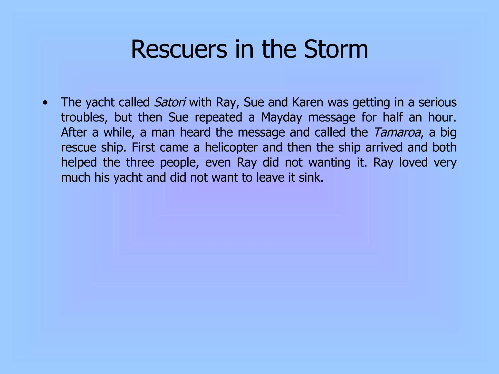 The Perfect Storm | PPT