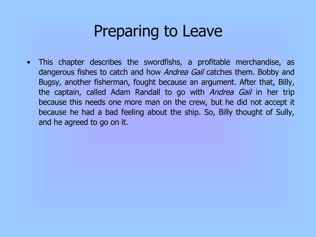 The Perfect Storm | PPT