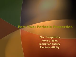 The Periodic Table | PPT