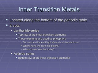 The Periodic Table Presentation 2 | PPT