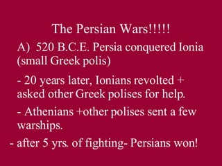 The Persian Wars!!!!! | PPT