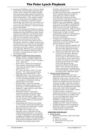 the-peter-lynch-playbook on equity investment | PDF