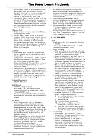 the-peter-lynch-playbook on equity investment | PDF
