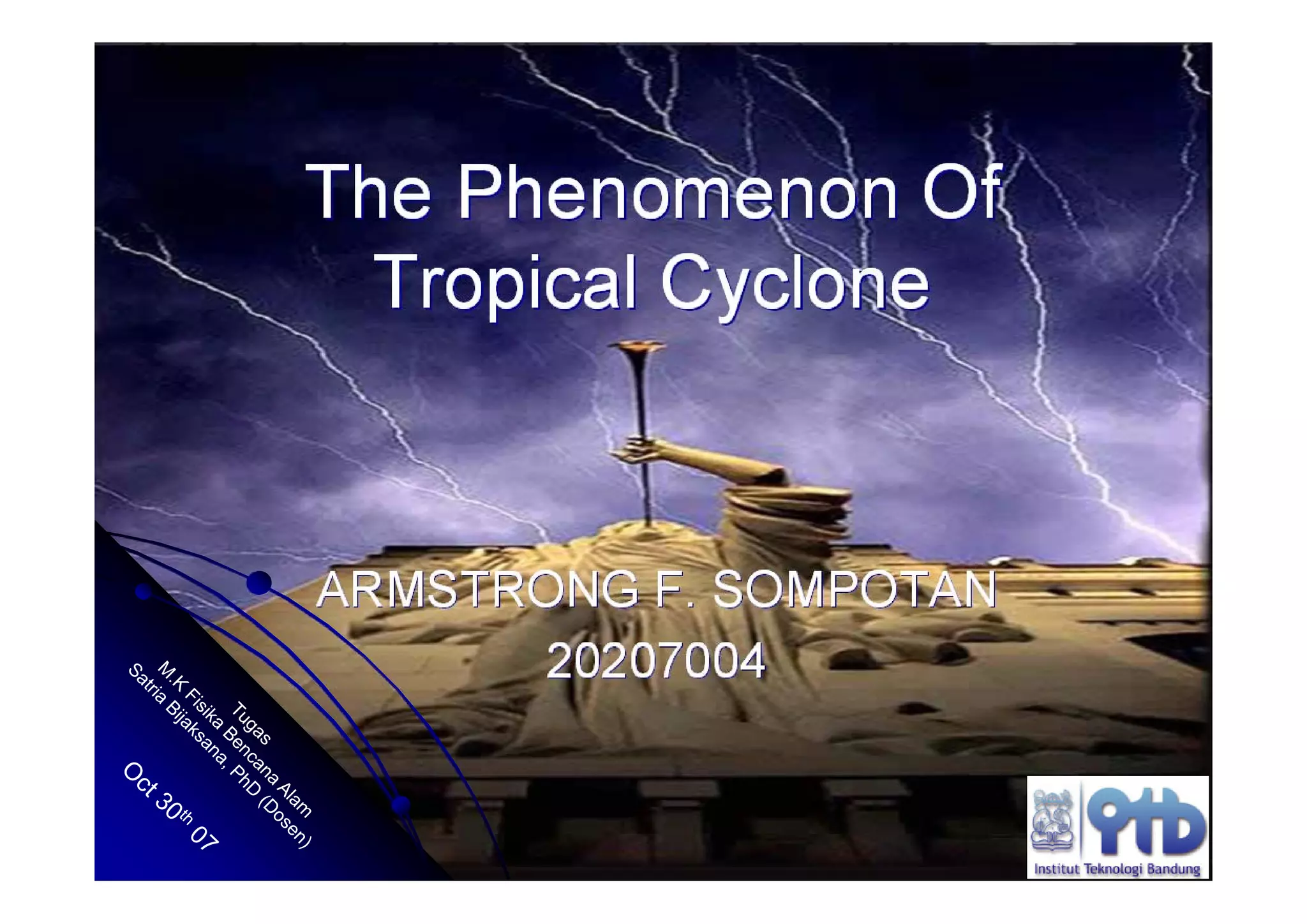 The Phenomenon Of Tropical Cyclone | PDF | Weather | Science