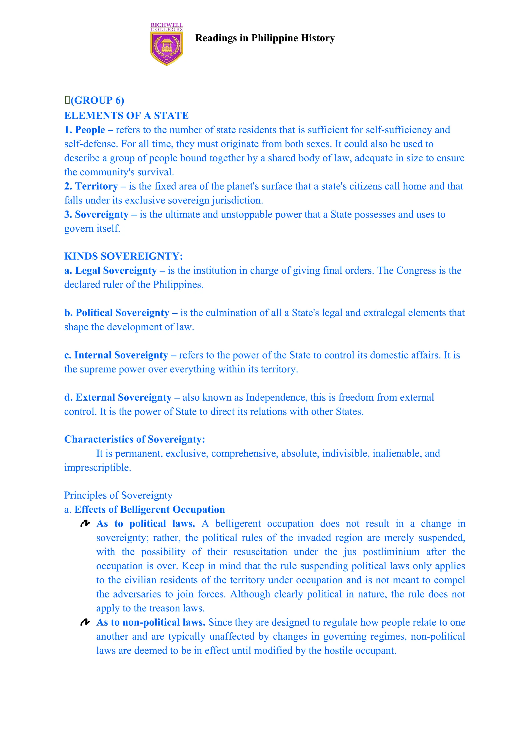 LESSON: THE PHILIPPINE CONSTITUTION (READINGS IN PHILIPPINE HISTORY) | DOCX