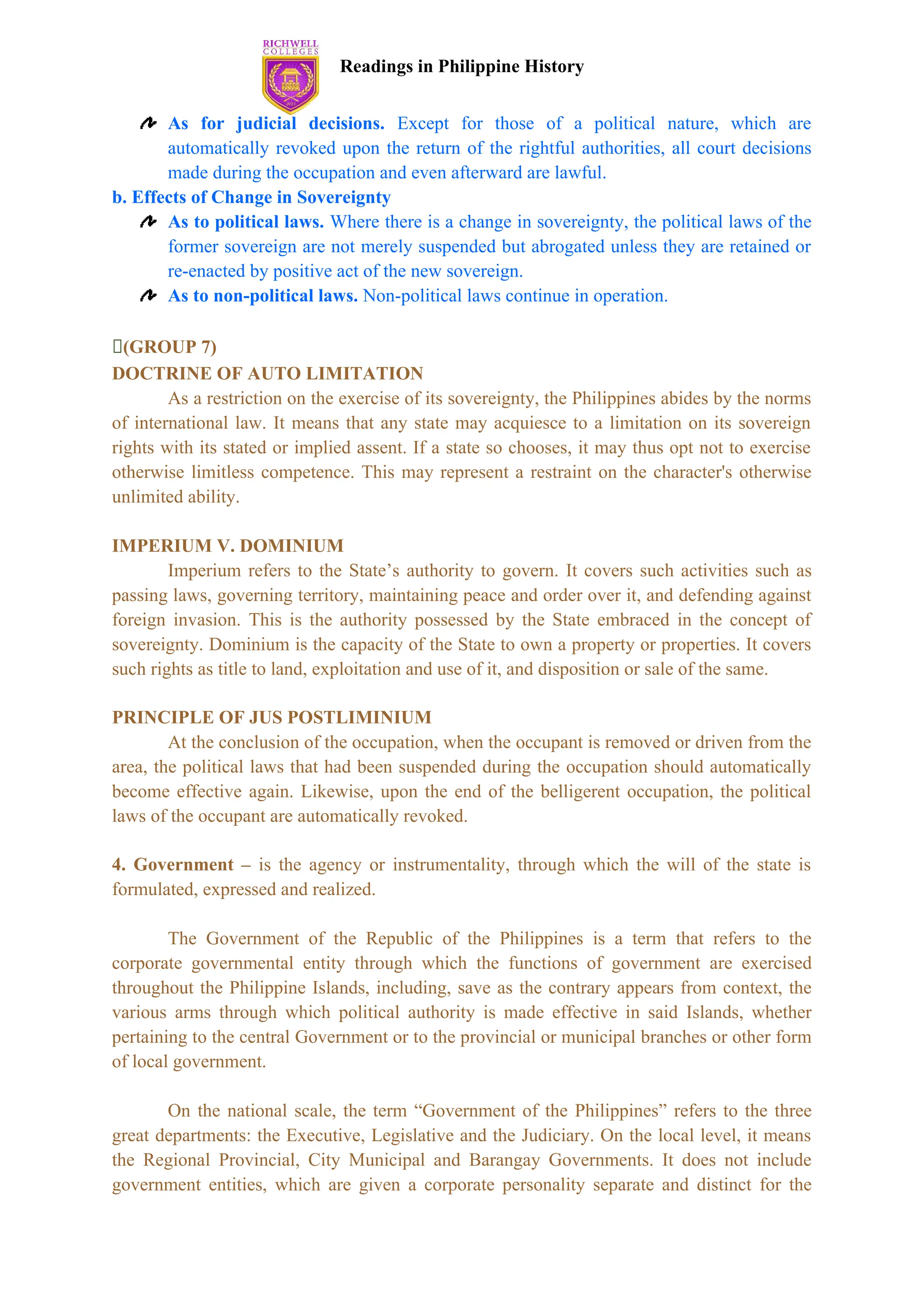 LESSON: THE PHILIPPINE CONSTITUTION (READINGS IN PHILIPPINE HISTORY) | DOCX