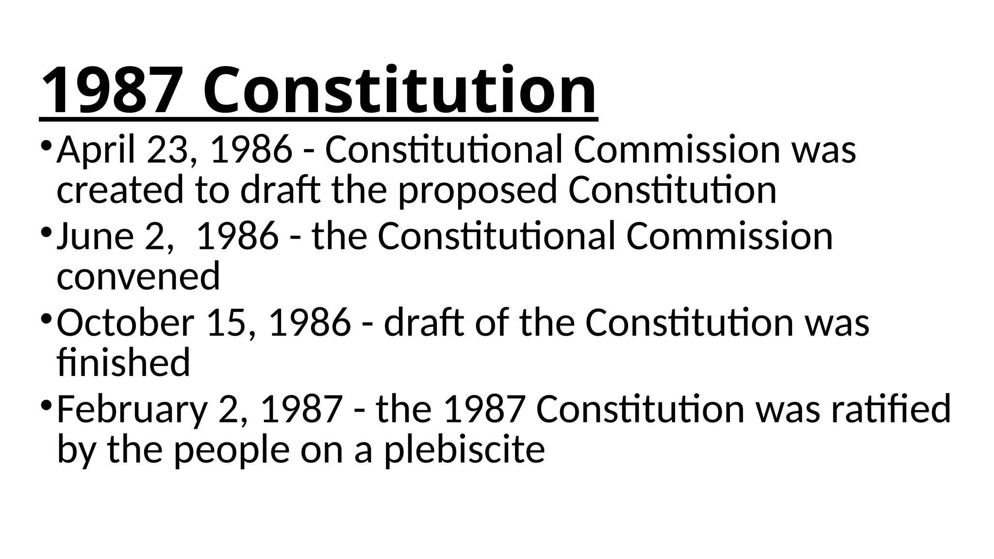 COLLEGE OF EDUCATION - THE PHILIPPINE CONSTITUTION | PPTX