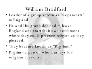 The Pilgrims and Puritans | PPT