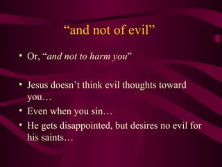 The Plans Christ Has for Us | PPT