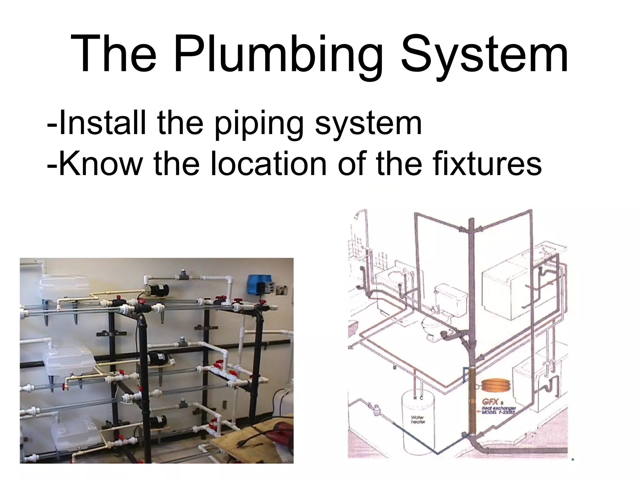 The Plumbing System | PPT
