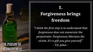 The - Poison - of - Unforgiveness --.pptx