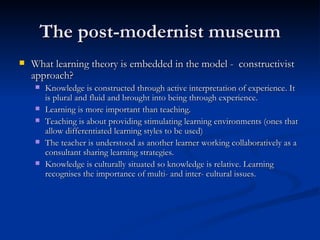 The post-modern museum? | PPT