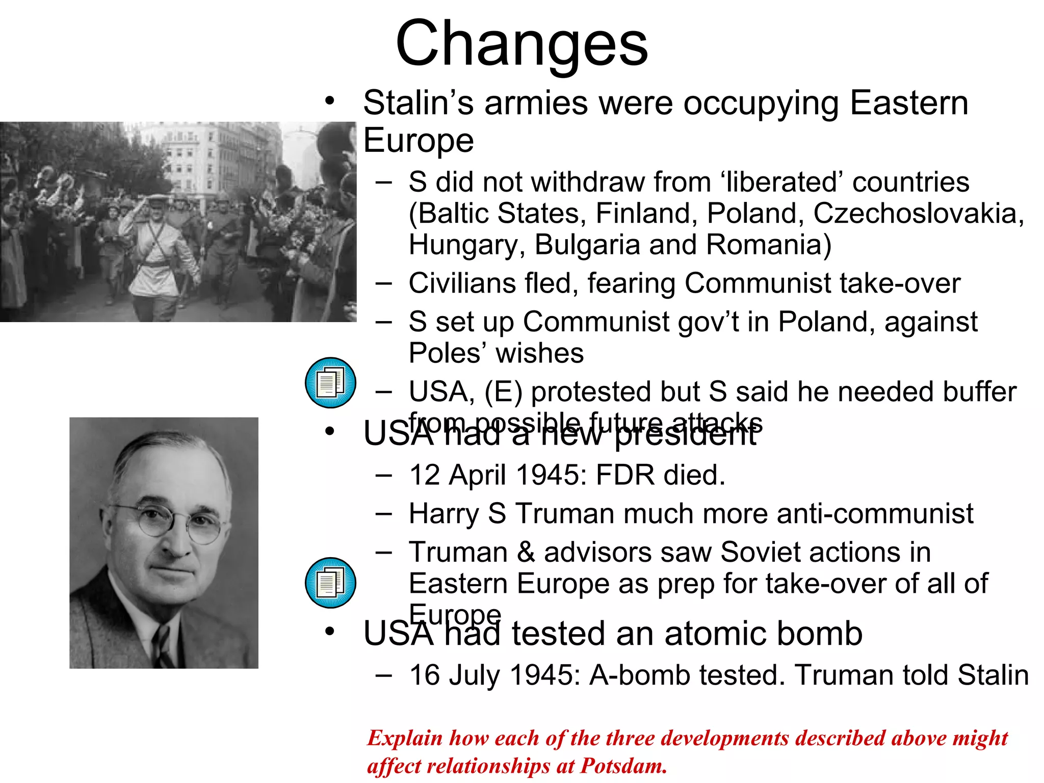 The Potsdam Conference Web | PPT
