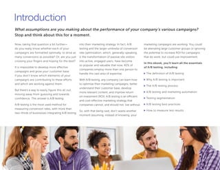 The Power of A/B Testing | PDF