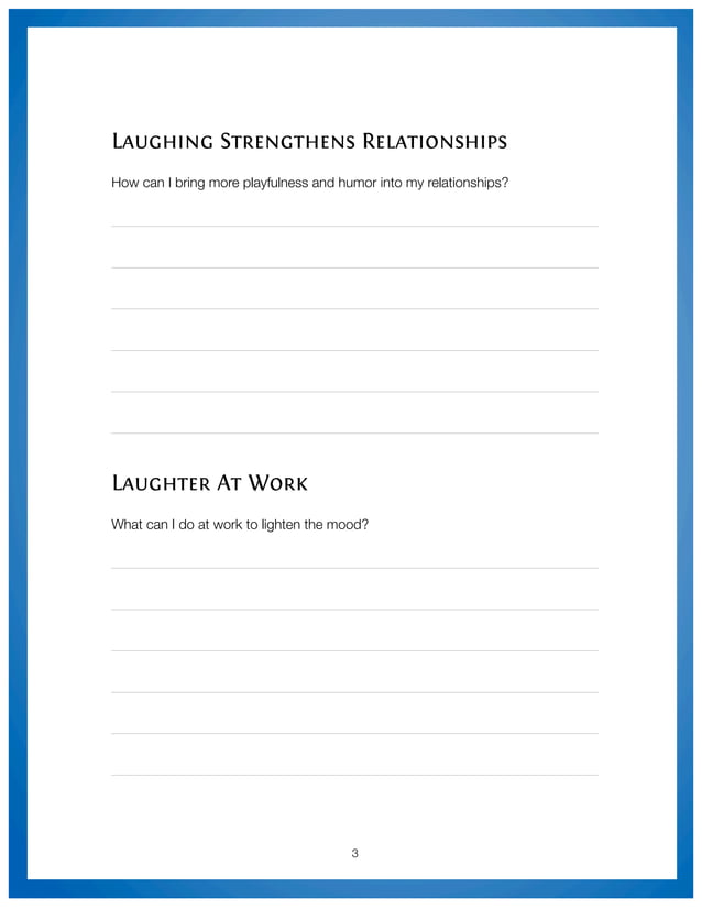 The power-of-laughter-worksheet | PDF