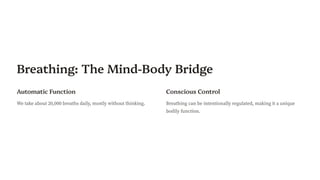 The Power of Mindful Breathing for Mental Health | PDF