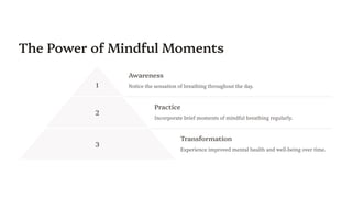 The Power of Mindful Breathing for Mental Health | PDF