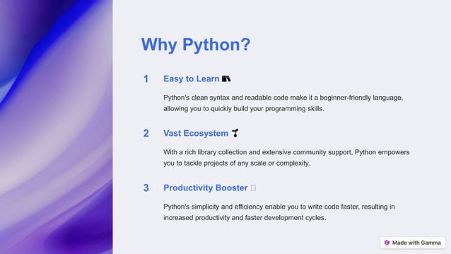 The-Power-of-Python-Programming.pptx | Programming Languages | Computing