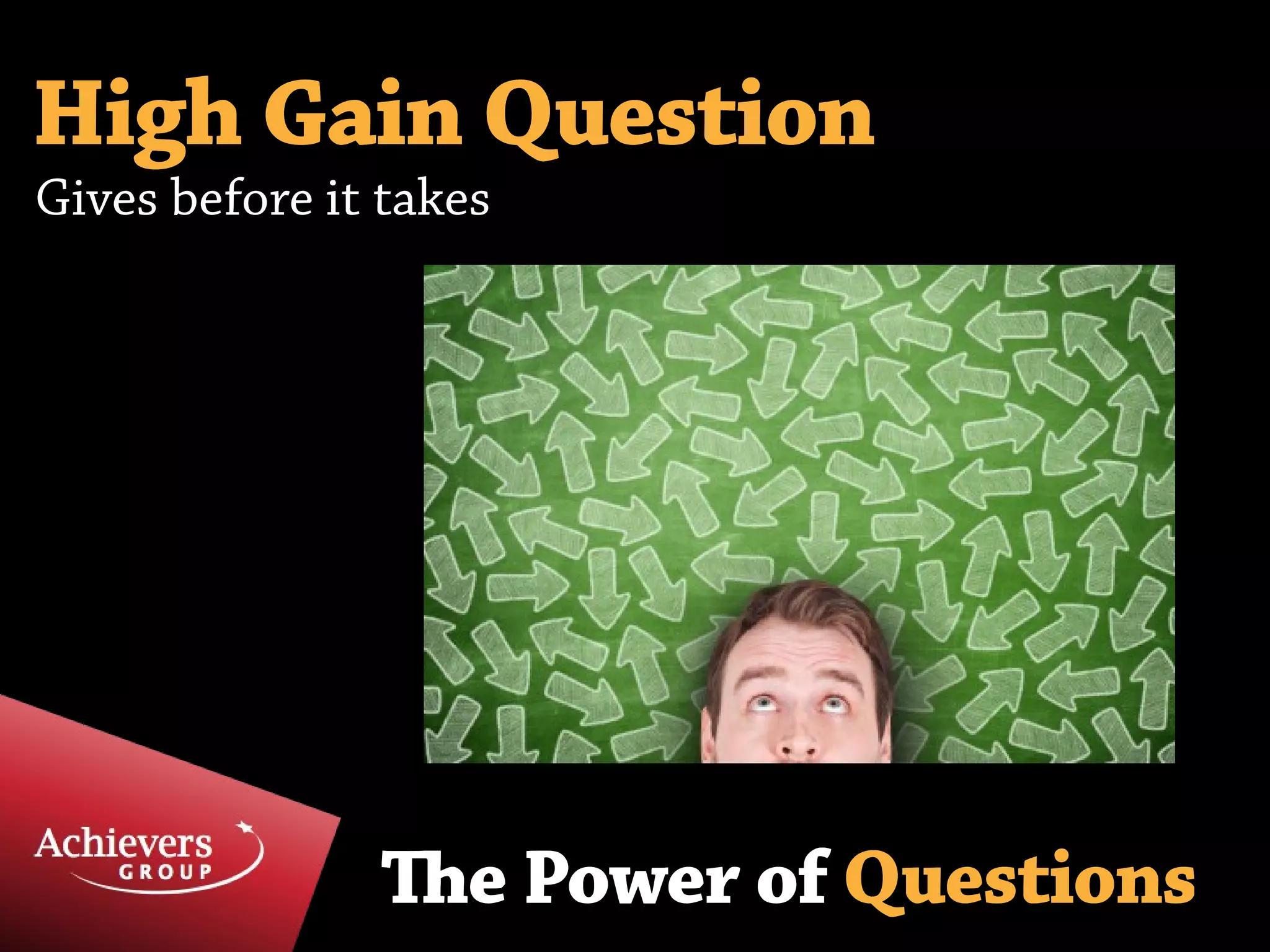 The Power of Questions during the Sales Process | PPT