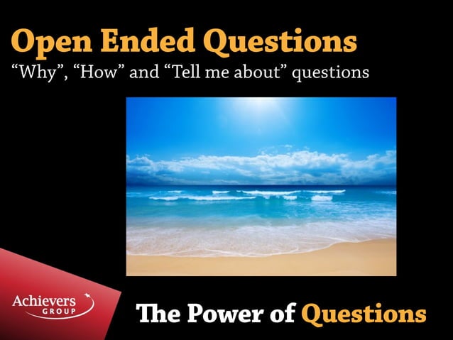 The Power of Questions during the Sales Process | PPT