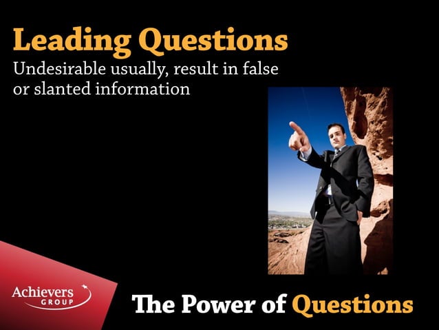 The Power of Questions during the Sales Process | PPT