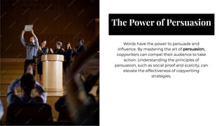 The power of words mastering the art of storytelling in Copywriting | PDF