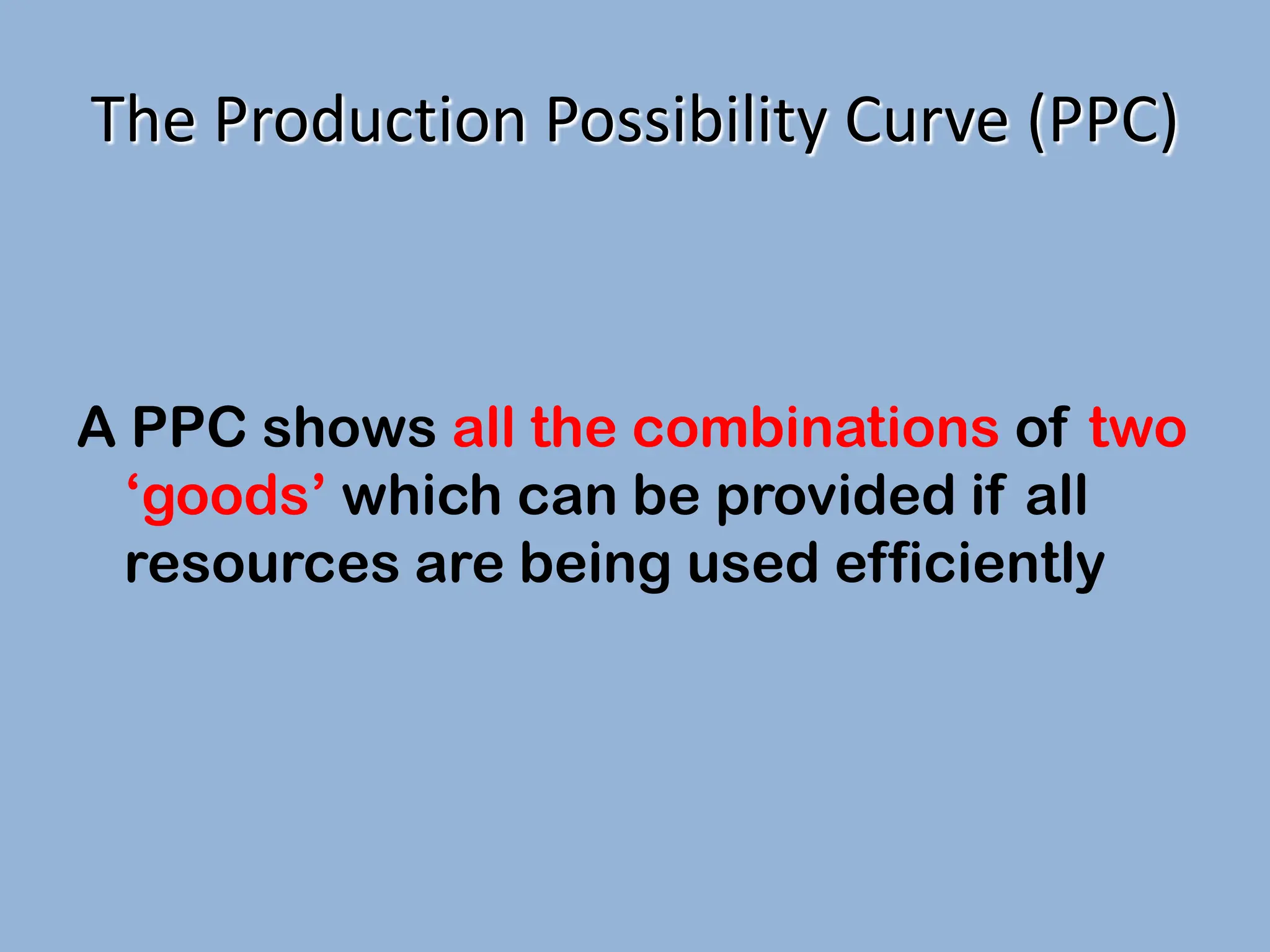 The-PPC.pdf production possibility curve | PDF