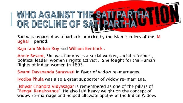 The practice of sati | PPTX