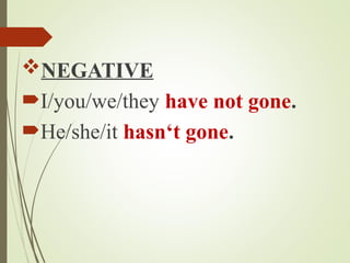 the-present-inglesperfectoperfect-tense.ppt