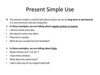 The Present Simple | PPS