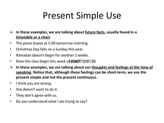 The Present Simple | PPS