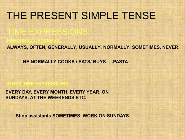 The present-simple-tense | PPT