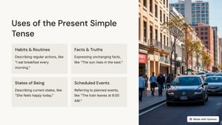 The Present Simple Tense: A Guide for English Learners | PDF