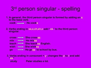 The present-simple-tense presentación modificada tic 2.0 | PPT