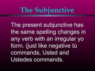 The present-subjunctive | PPT