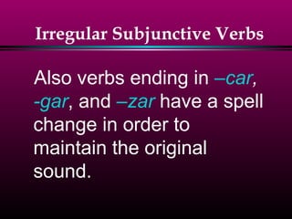 The present-subjunctive | PPT