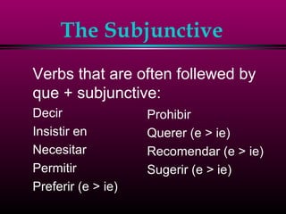 The present-subjunctive | PPT