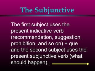 The present-subjunctive | PPT