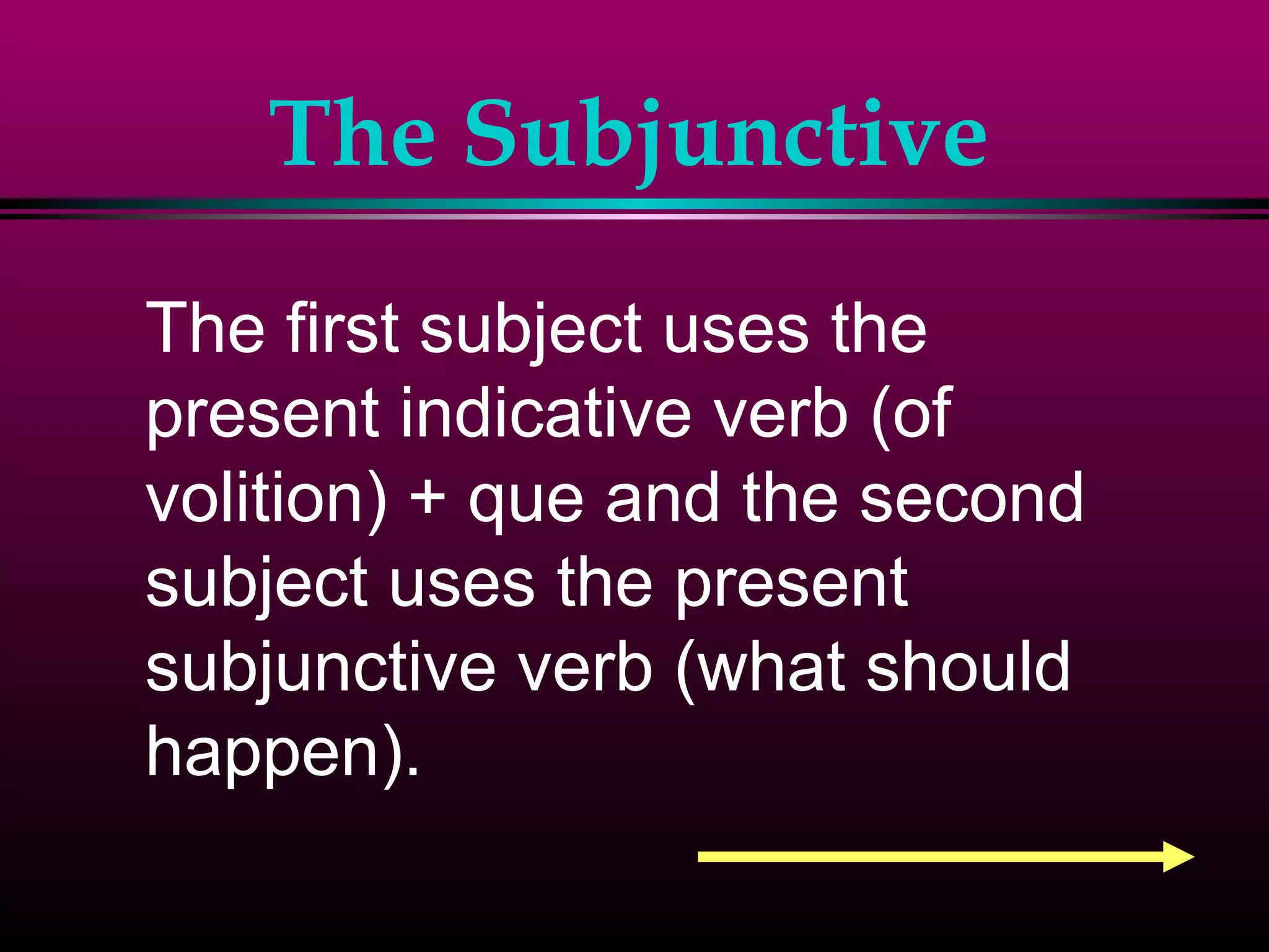 The present-subjunctive[1] | PPT
