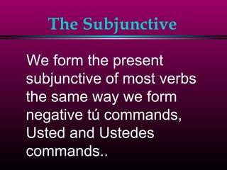 The present-subjunctive[1] | PPT