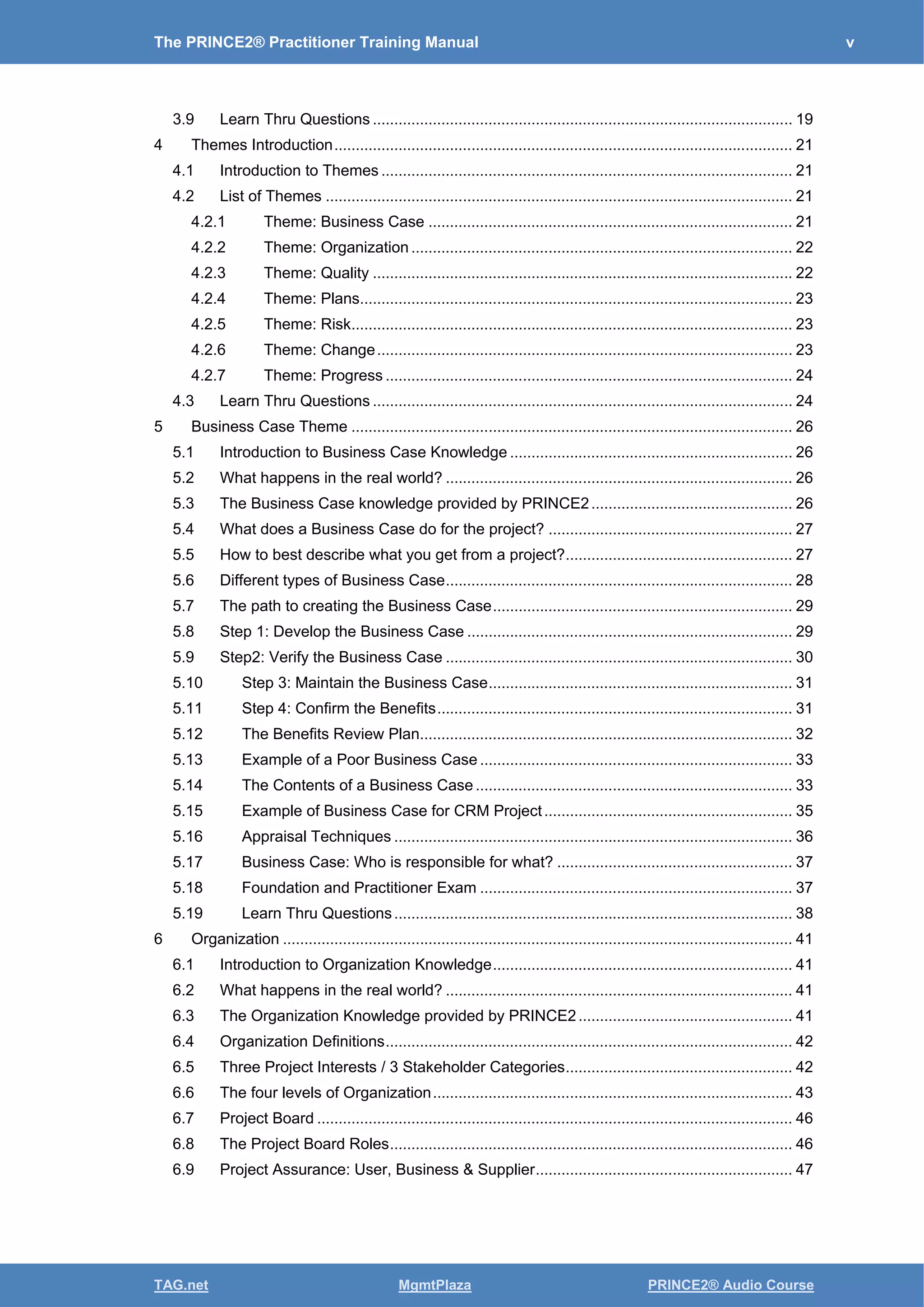 The prince2-training-manual-sample | PDF