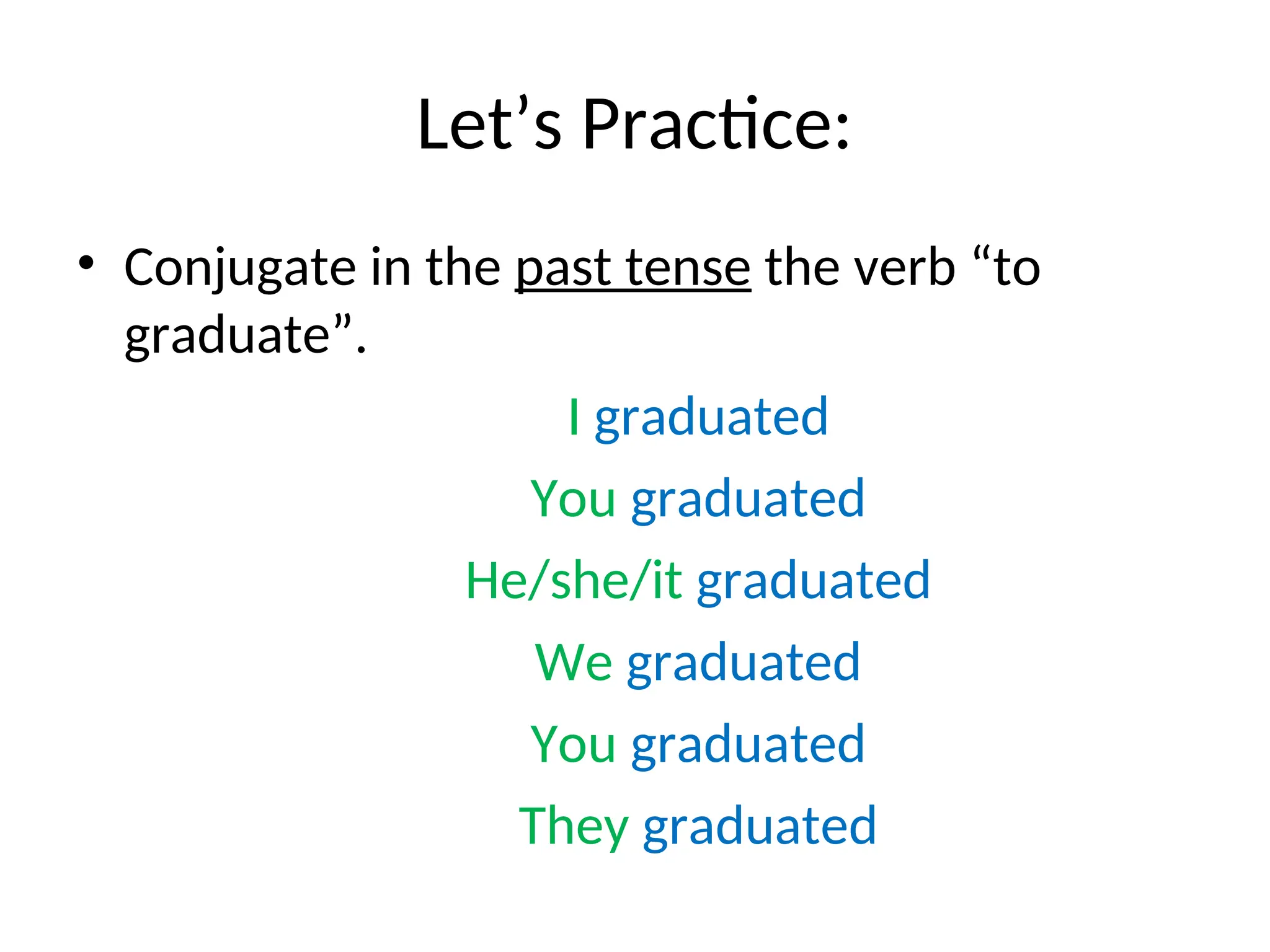 The-Principle-Parts-of-Verbs.ppt introduction of verb tenses | PPT
