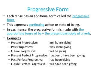 The-Principle-Parts-of-Verbs.ppt introduction of verb tenses | PPT
