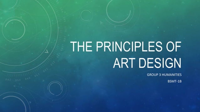 The principles-of-art-design | PPTX