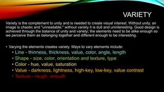 The principles of design | PPT