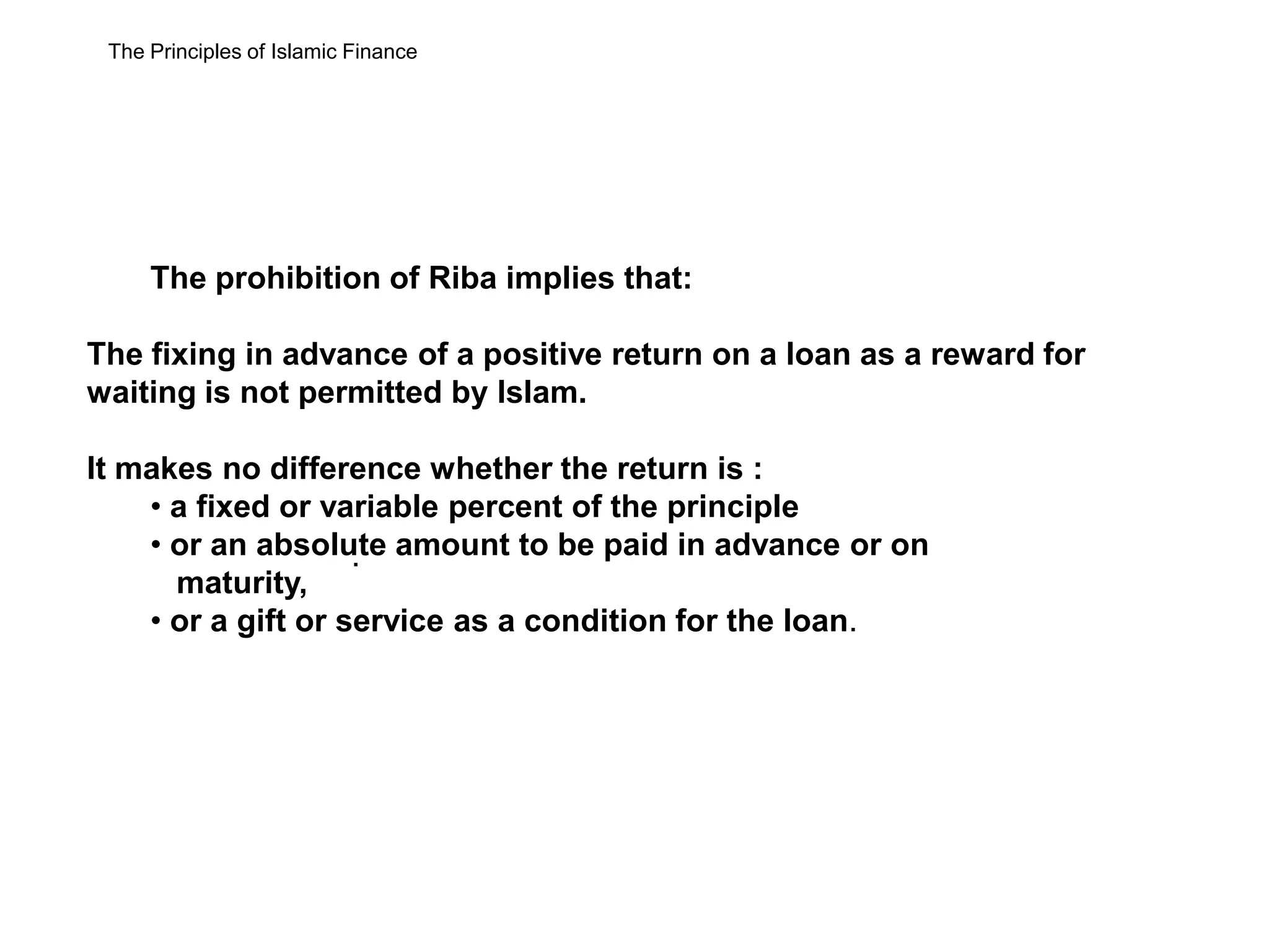 The principles-of-islamic-finance | PPT
